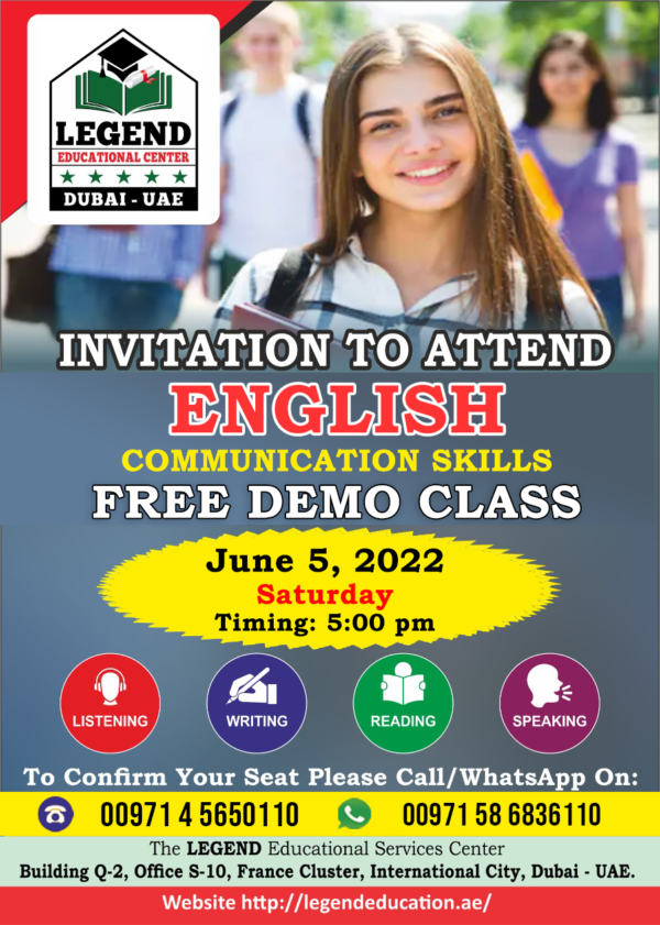 English Communication Skills - The Legend Educational Services Center
